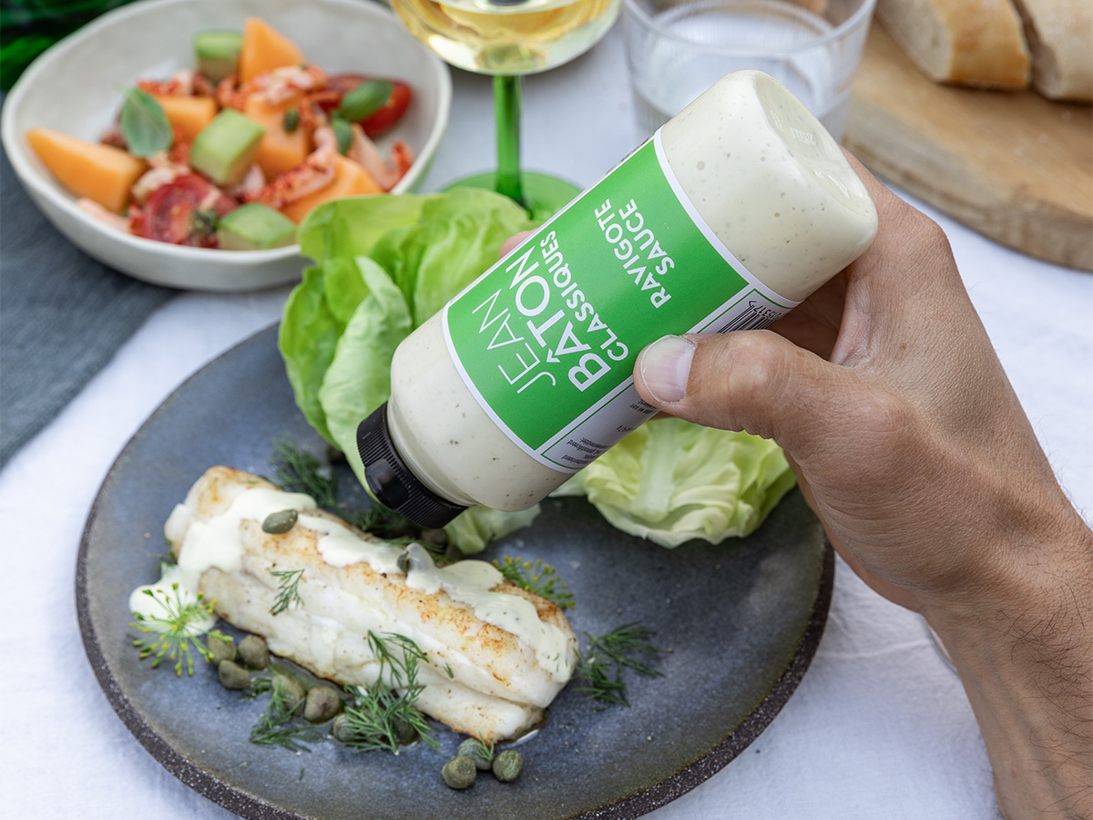 Cabillaud avec Sauce Classiques Ravigote - Jean Bâton